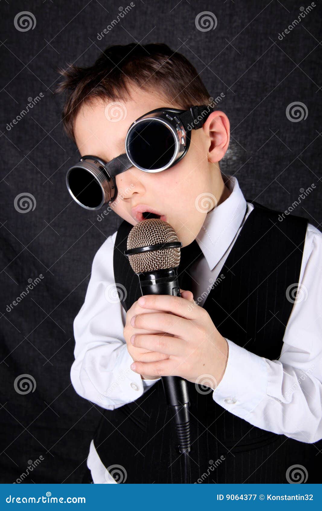 Little boy singer stock image. Image of karaoke, pretty - 9064377