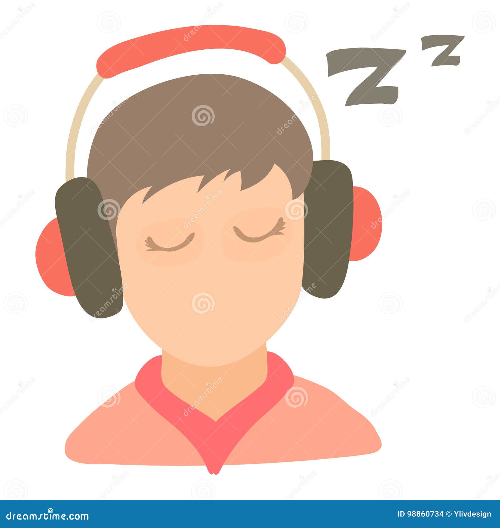 Little Boy Sleeping Icon, Cartoon Style Stock Vector - Illustration of ...