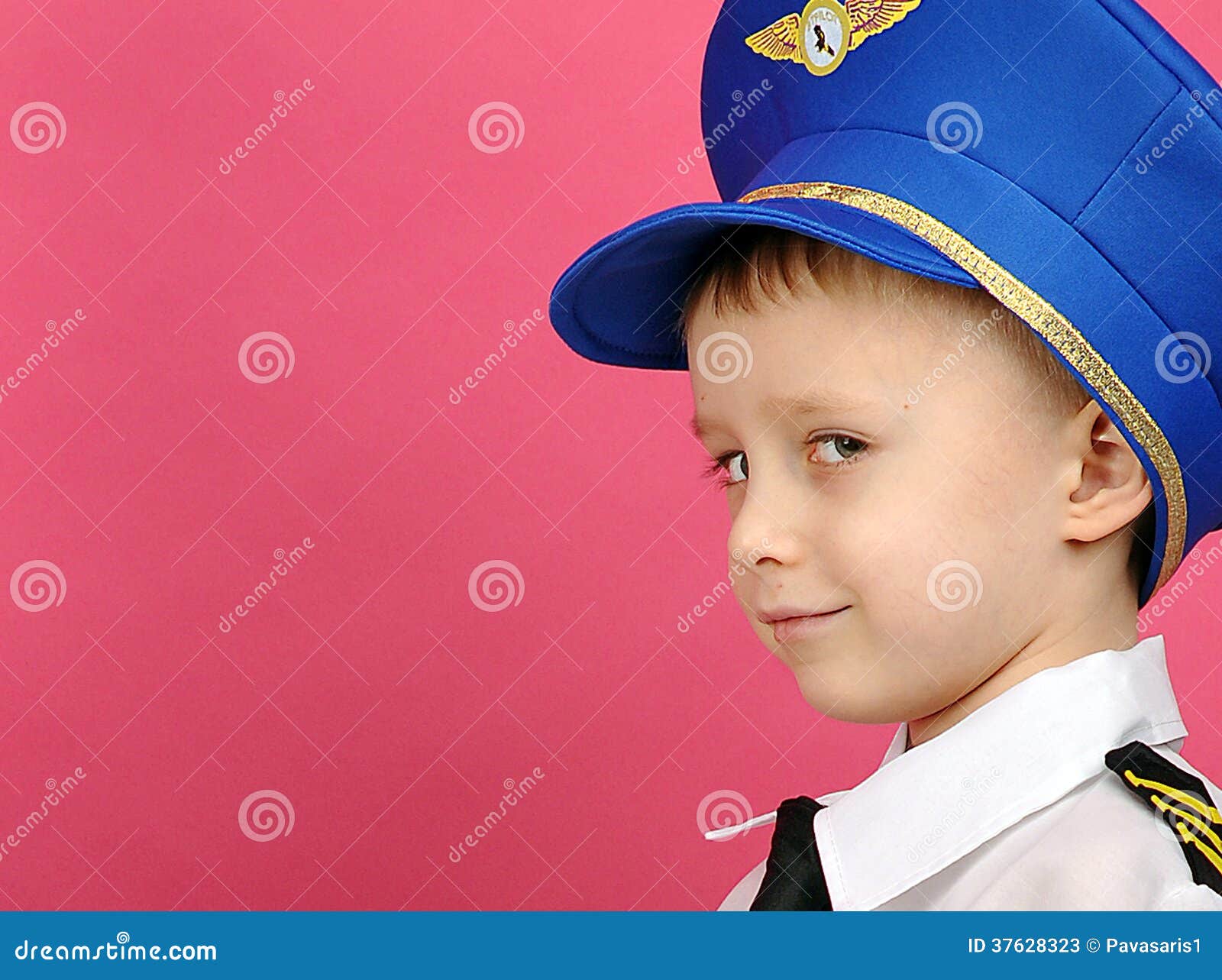 Little Boy with a Sly Look. Stock Image - Image of flying, pink: 37628323