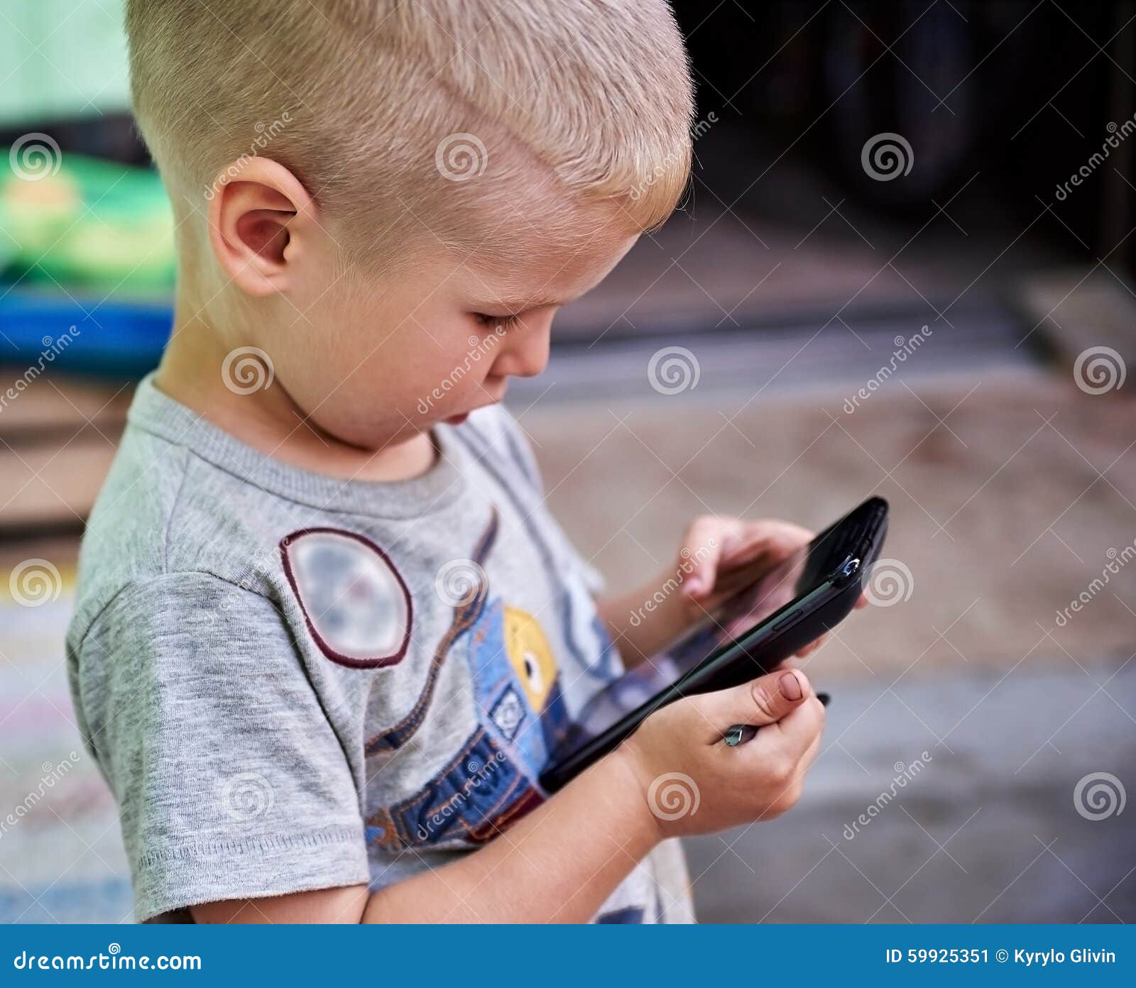 Little boy with smartphone stock image. Image of communication - 59925351