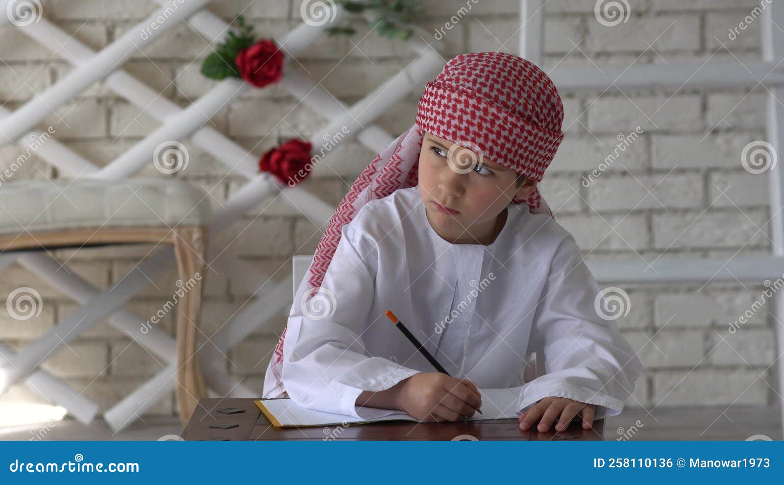 Little Boy Studying at School,writing Stock Photo - Image of lifestyle ...