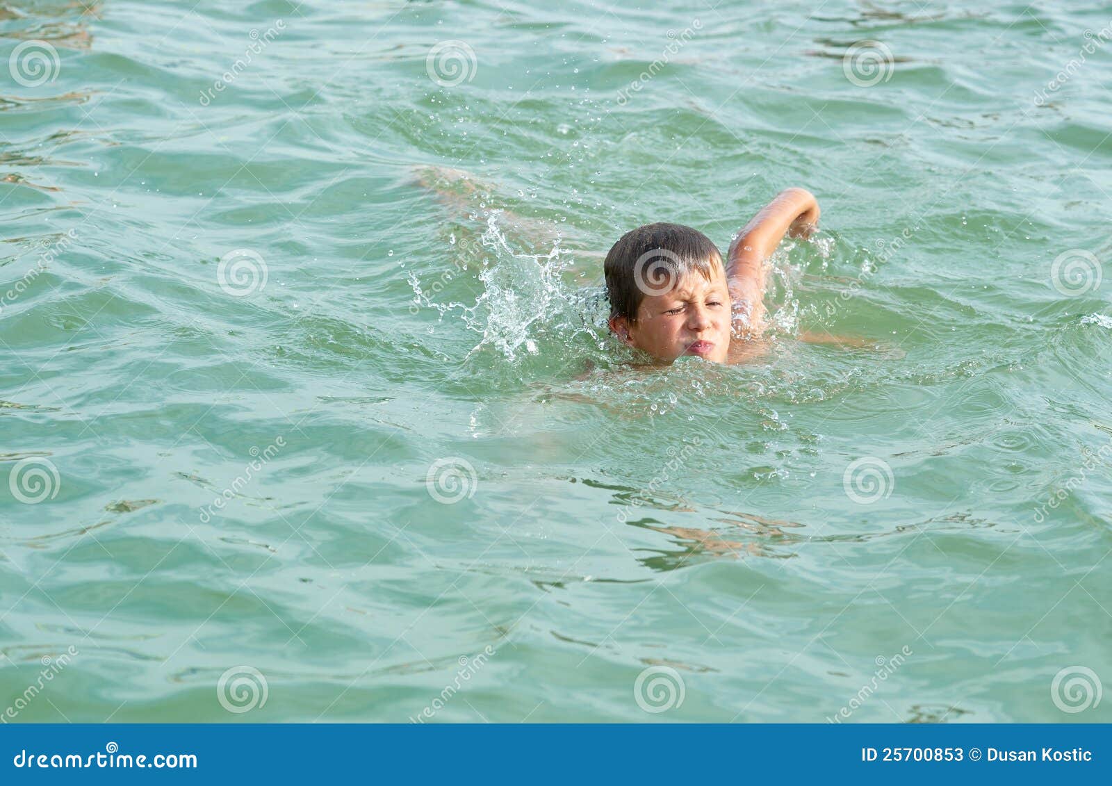 Little boy swimming stock image. Image of activity, little - 25700853