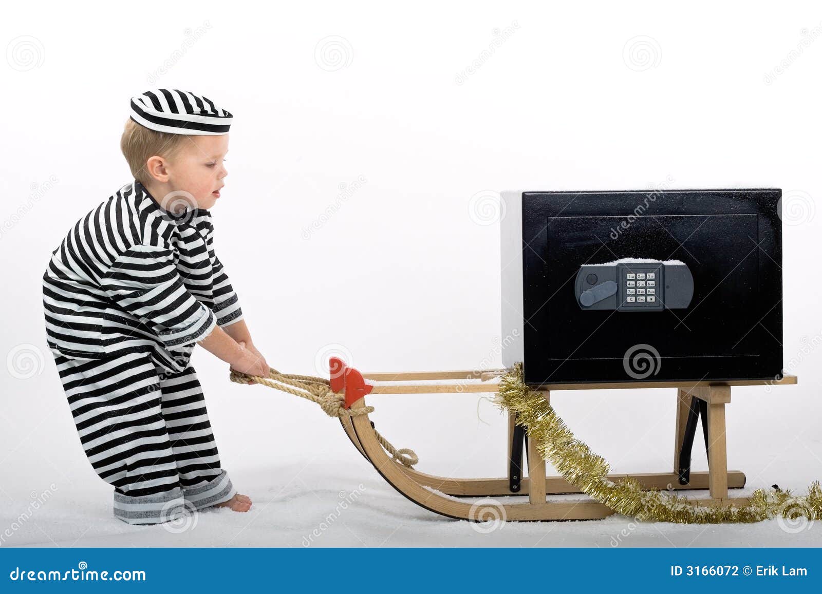 Little boy in thief outfit stock photo. Image of mugger - 3166072