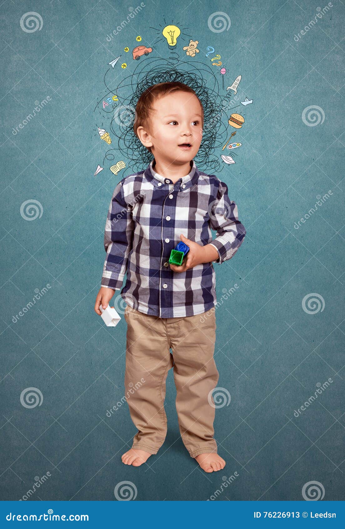 Little boy thinking stock image. Image of people, boat - 76226913