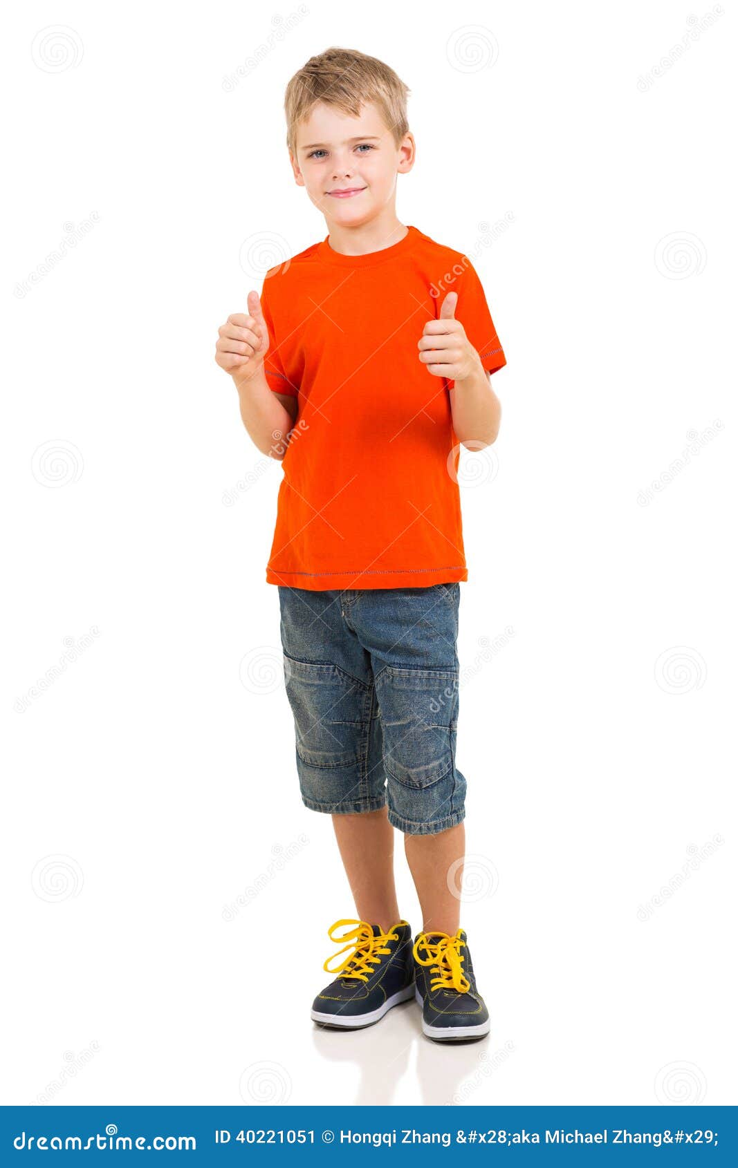 Child Standing Looking Up