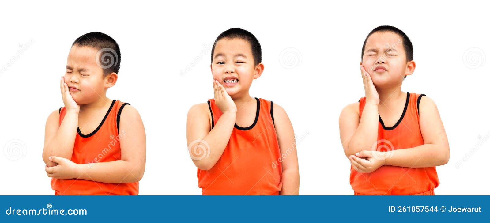 Toothache boy stock photo. Image of care, expression - 261057544