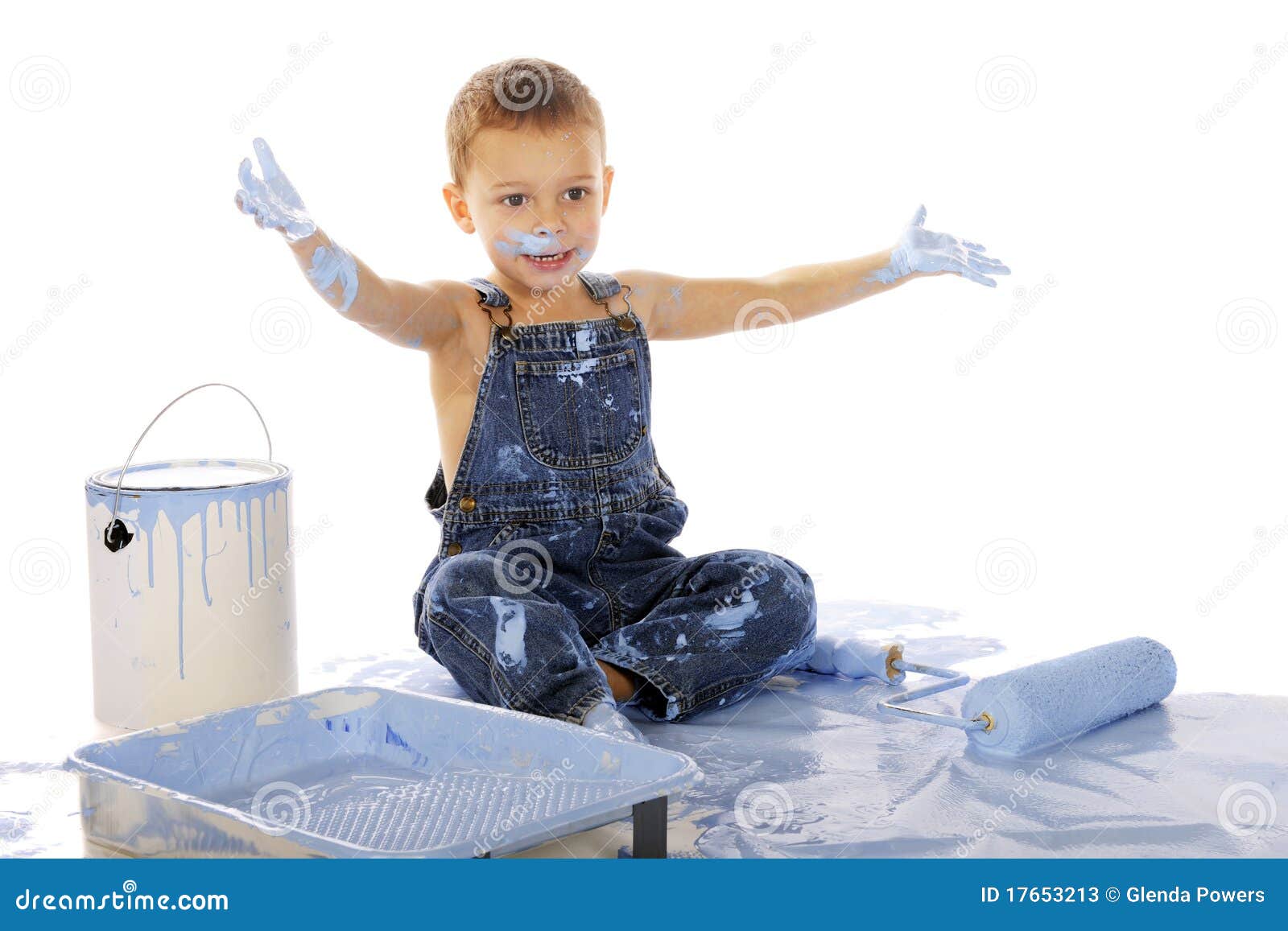 Little Boy Turned Blue stock image. Image of white, little - 17653213