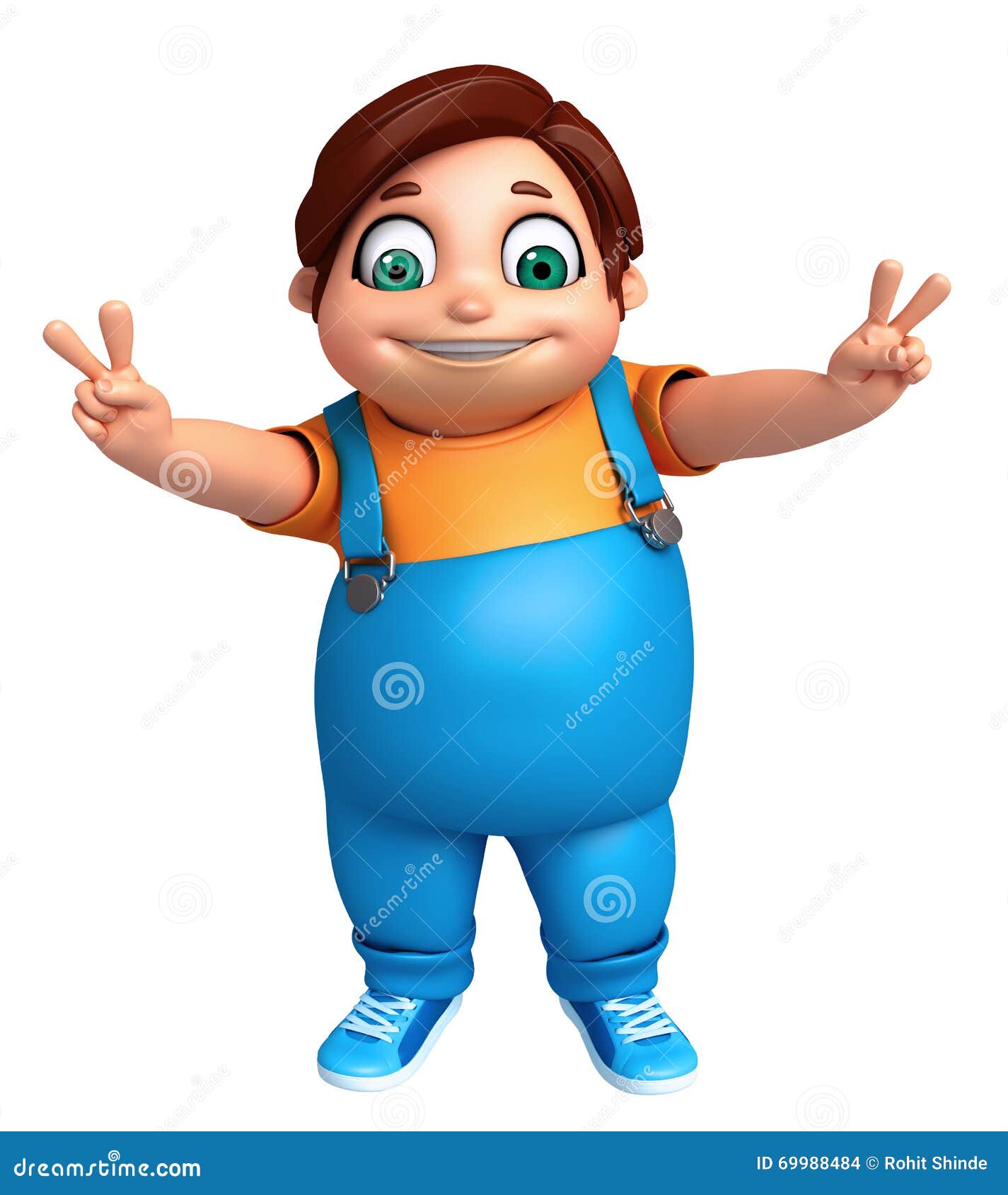 Little Boy with Victory Pose Stock Illustration - Illustration of read ...