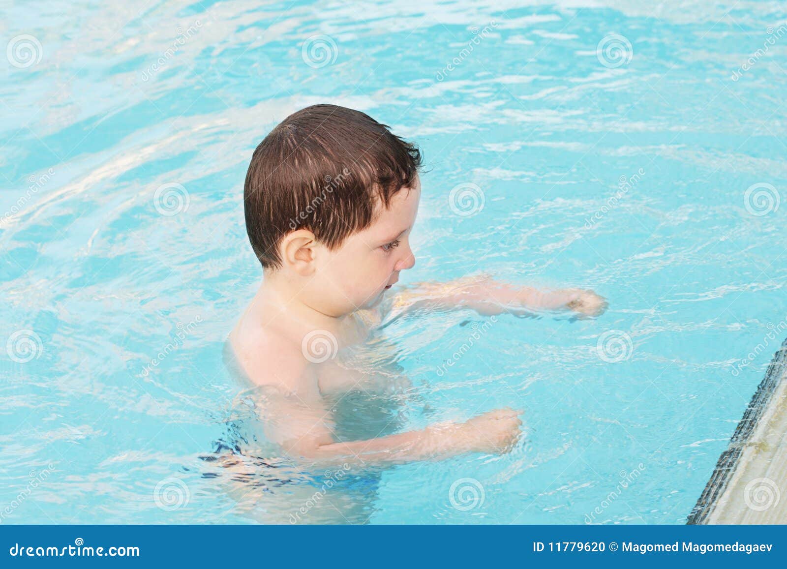 Little boy in water stock photo. Image of swimming, people - 11779620