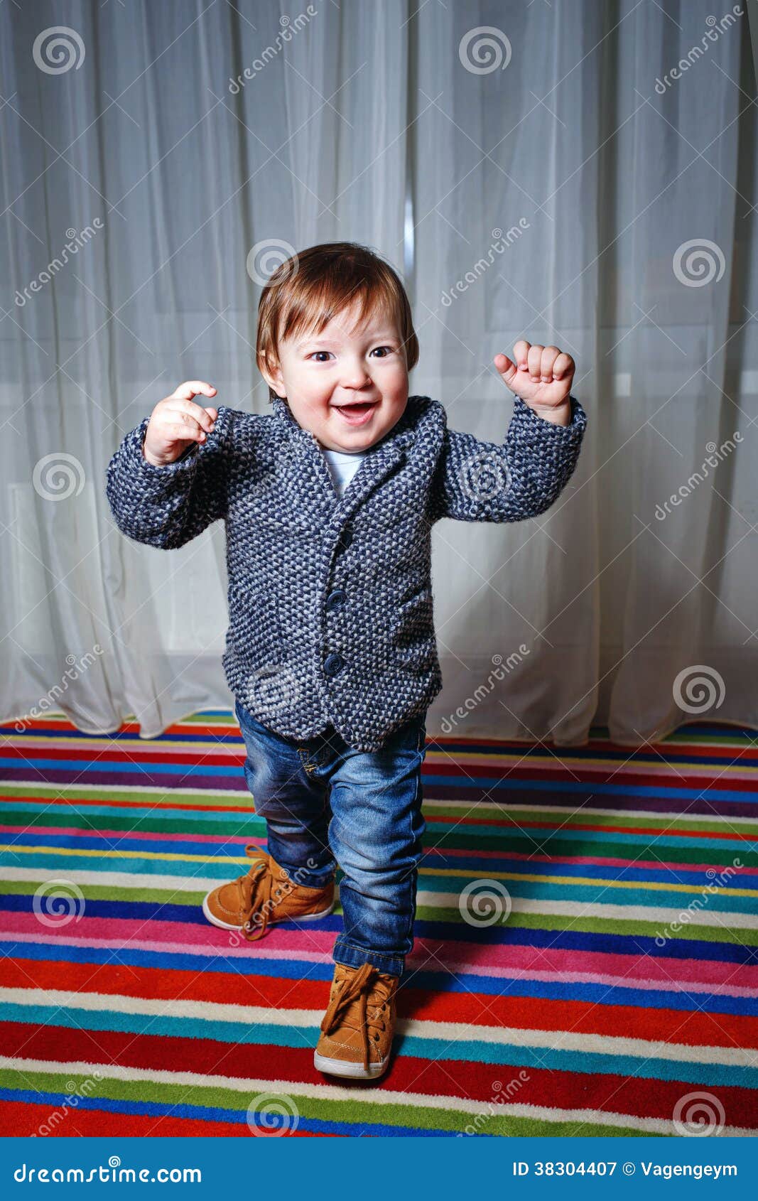 Little Boy Wearing a Jacket Stock Image - Image of hipster, child: 38304407