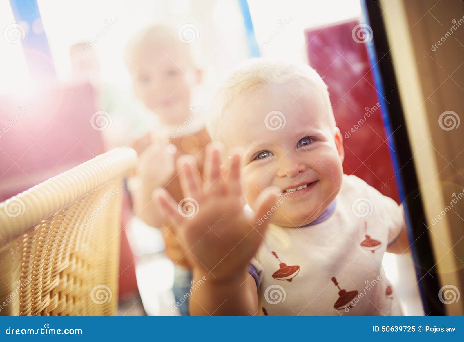 Little boys in cafe stock image. Image of enjoy, food - 50639725