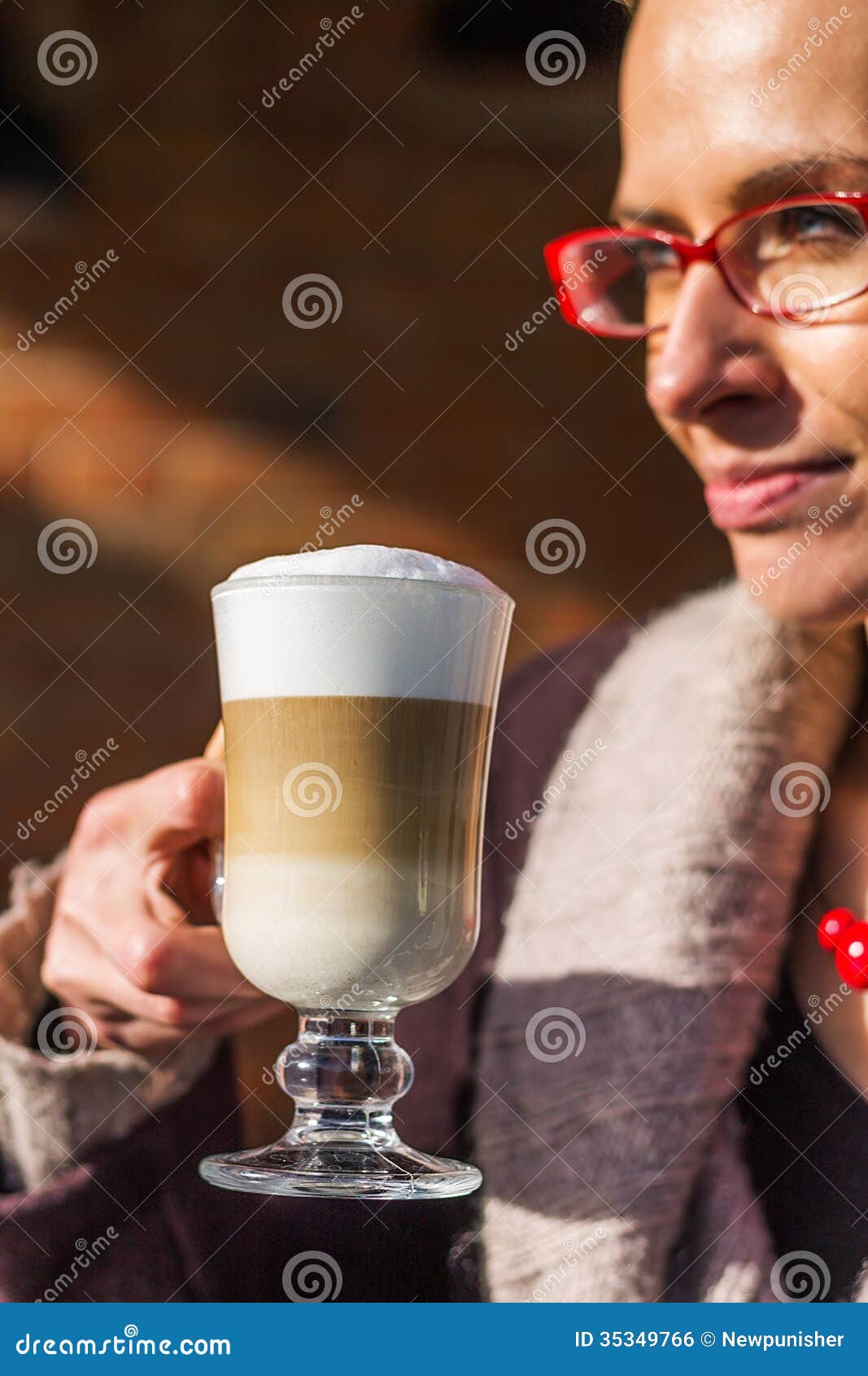 Little Break for Coffee Milk Stock Photo - Image of cream, drink: 35349766