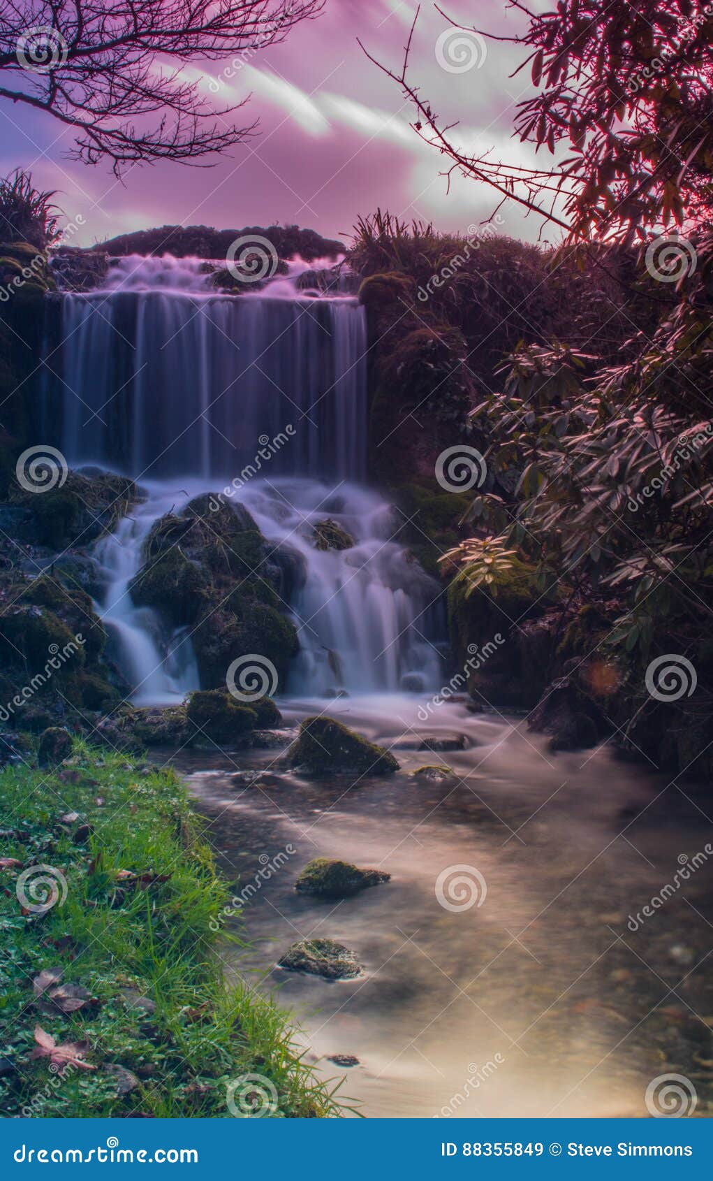 Little Bredy Waterfall stock image. Image of nature, rock - 88355849