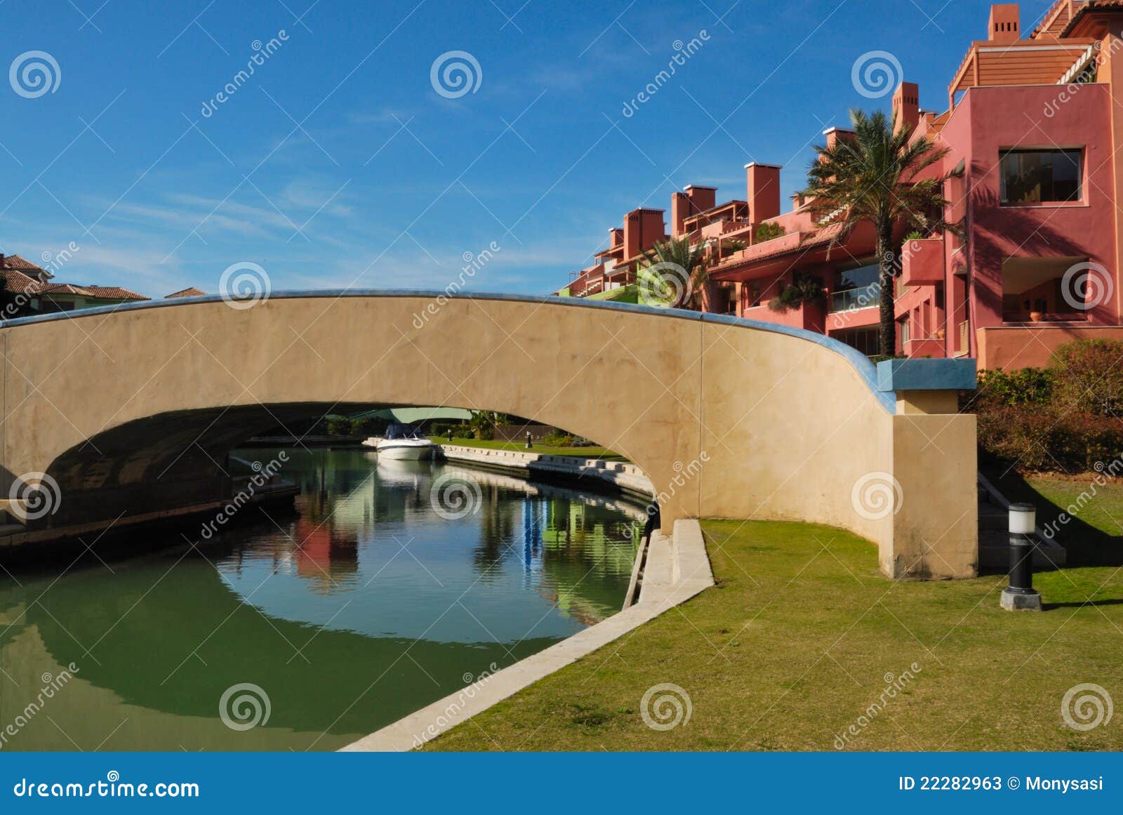 Little bridge stock image. Image of port, travel, andalusian - 22282963