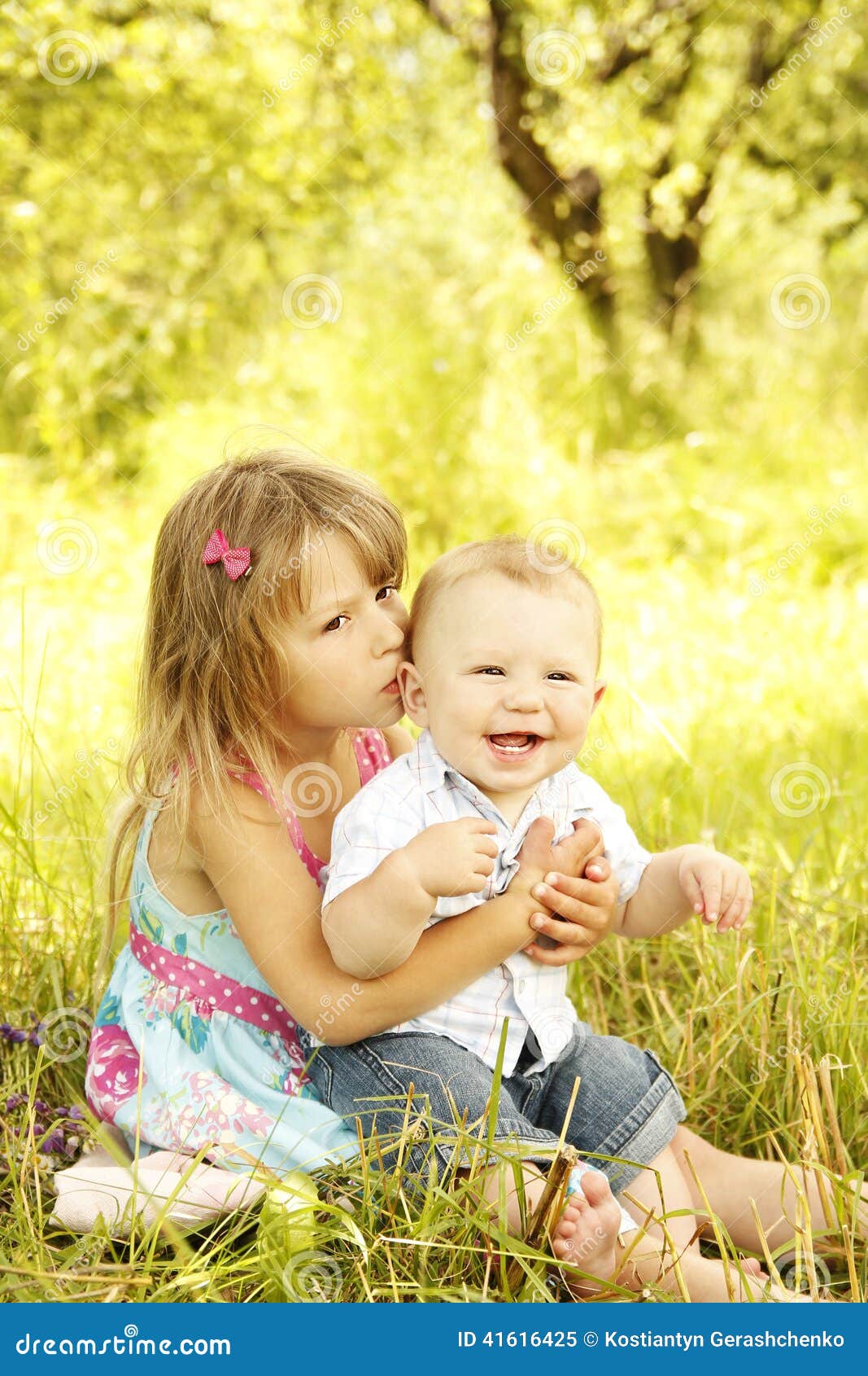 Little Brothers Playing