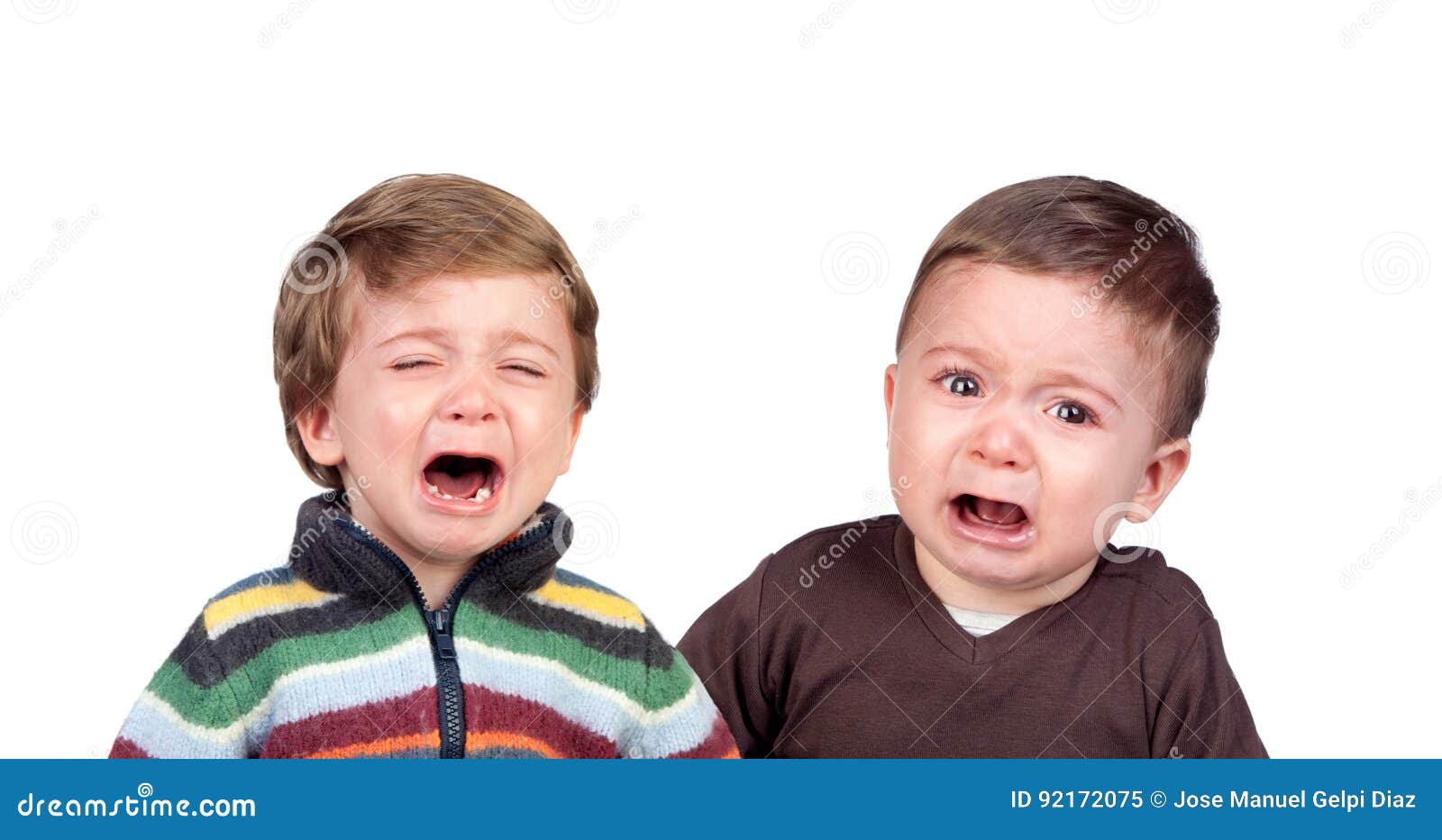 Little brothers crying stock image. Image of couple, background - 92172075
