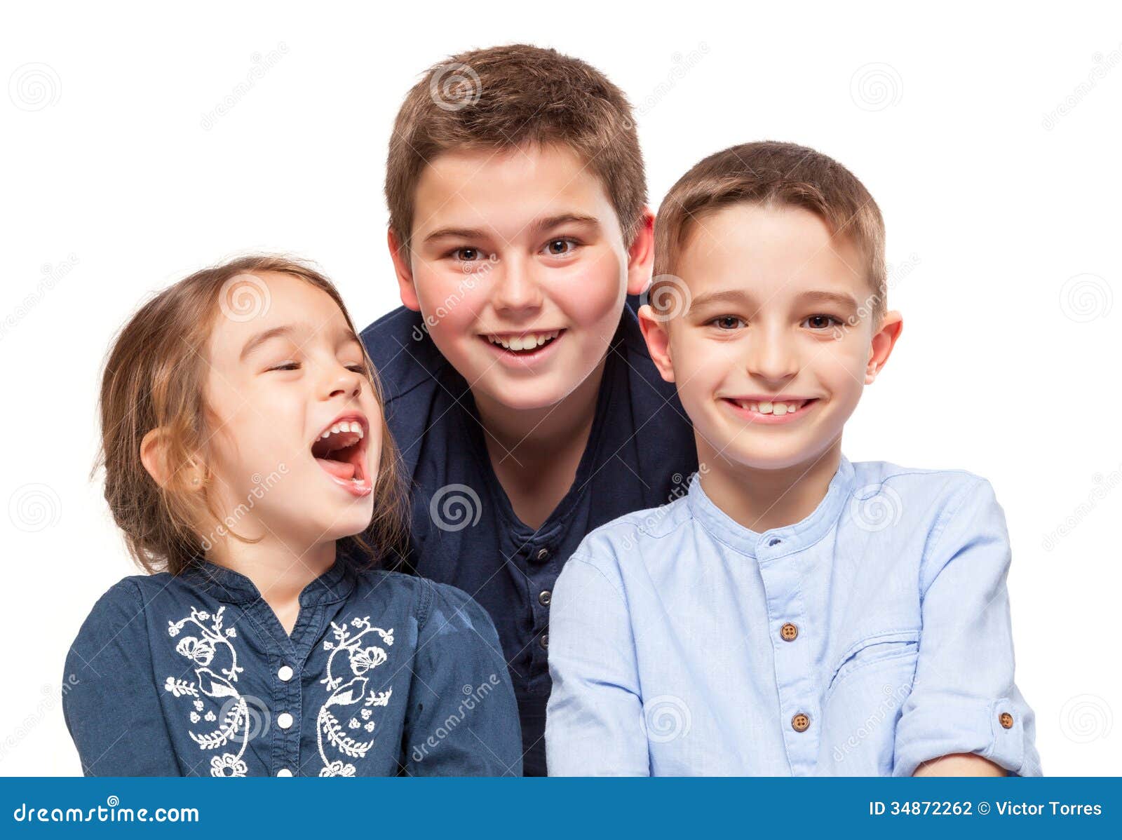 Little Brothers Smiling stock photo. Image of little - 34872262