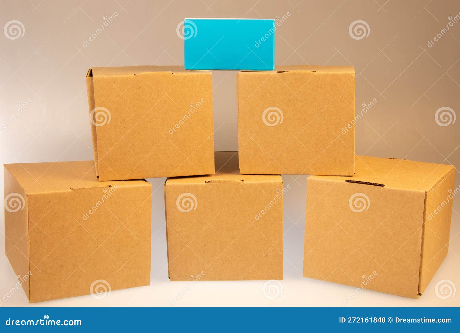 Little brown boxes stock photo. Image of closed, relocation - 272161840