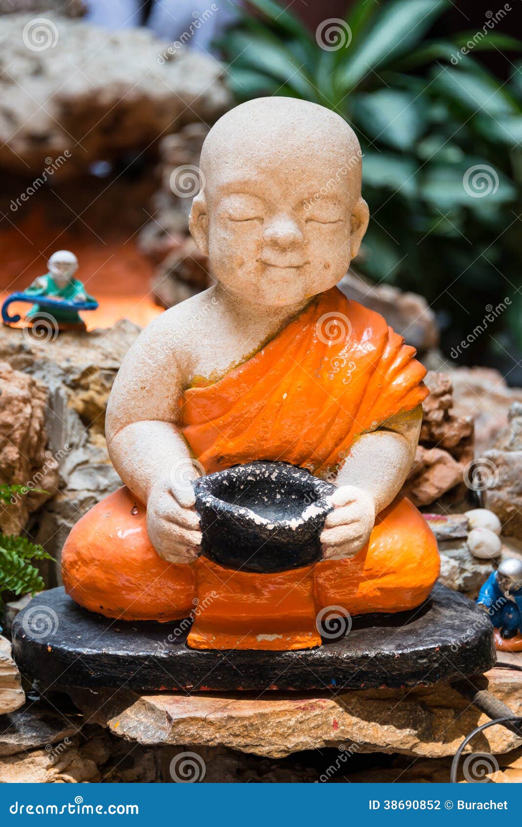 Little Buddha Sculpture stock photo. Image of face, buddhist - 38690852