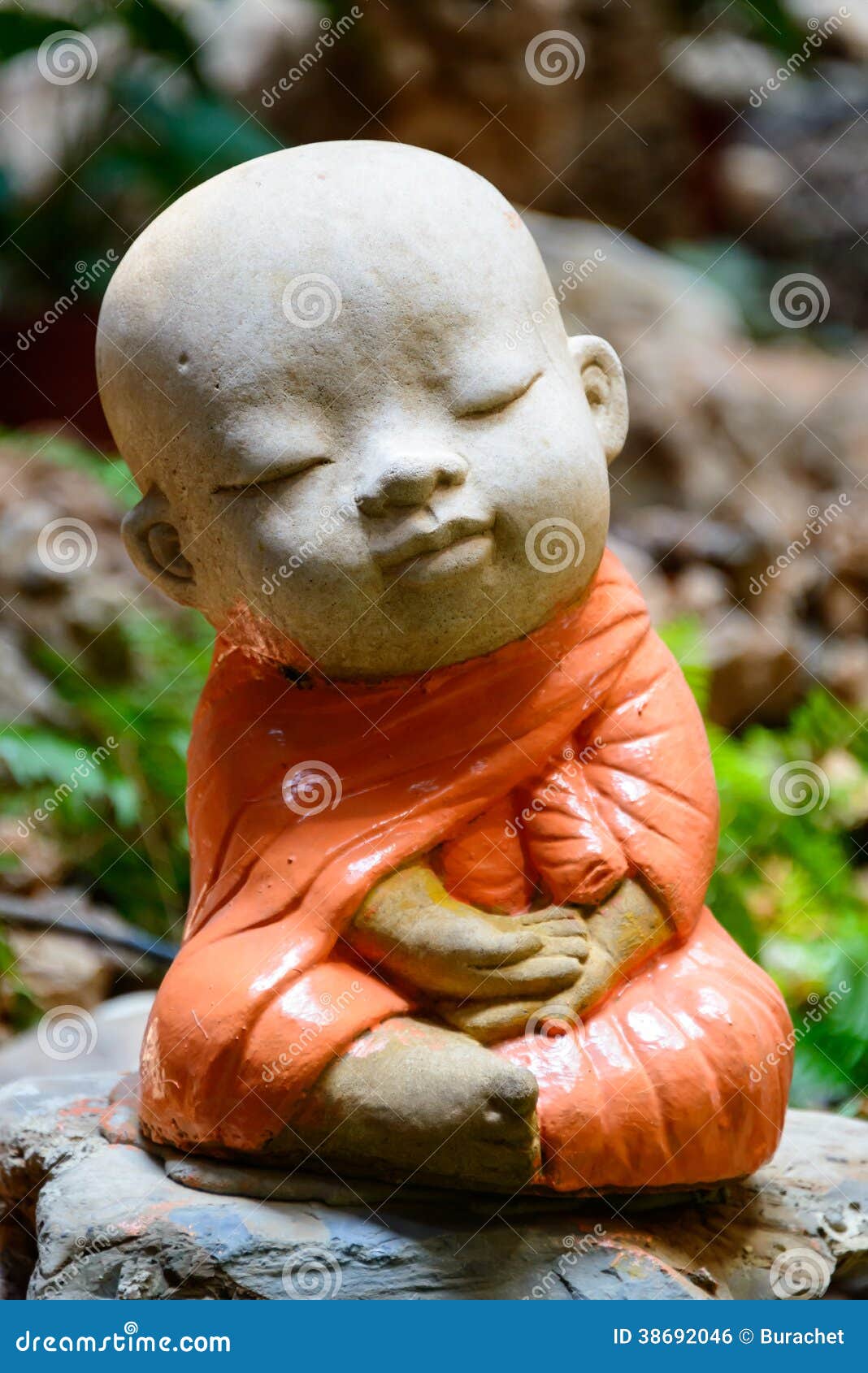 Little Buddha Sculpture stock photo. Image of small, asian - 38692046