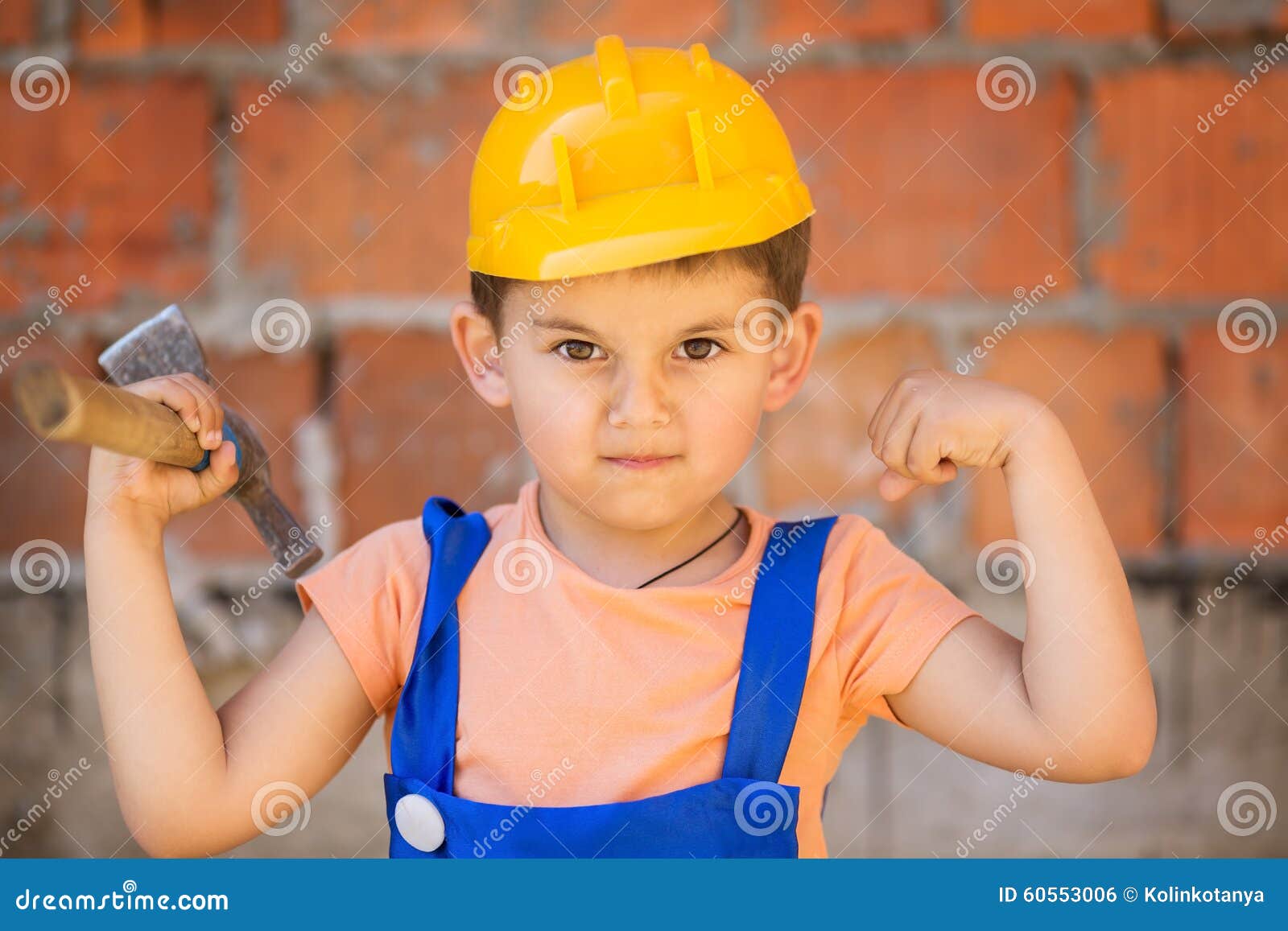 Little builder stock photo. Image of measuring, male - 60553006