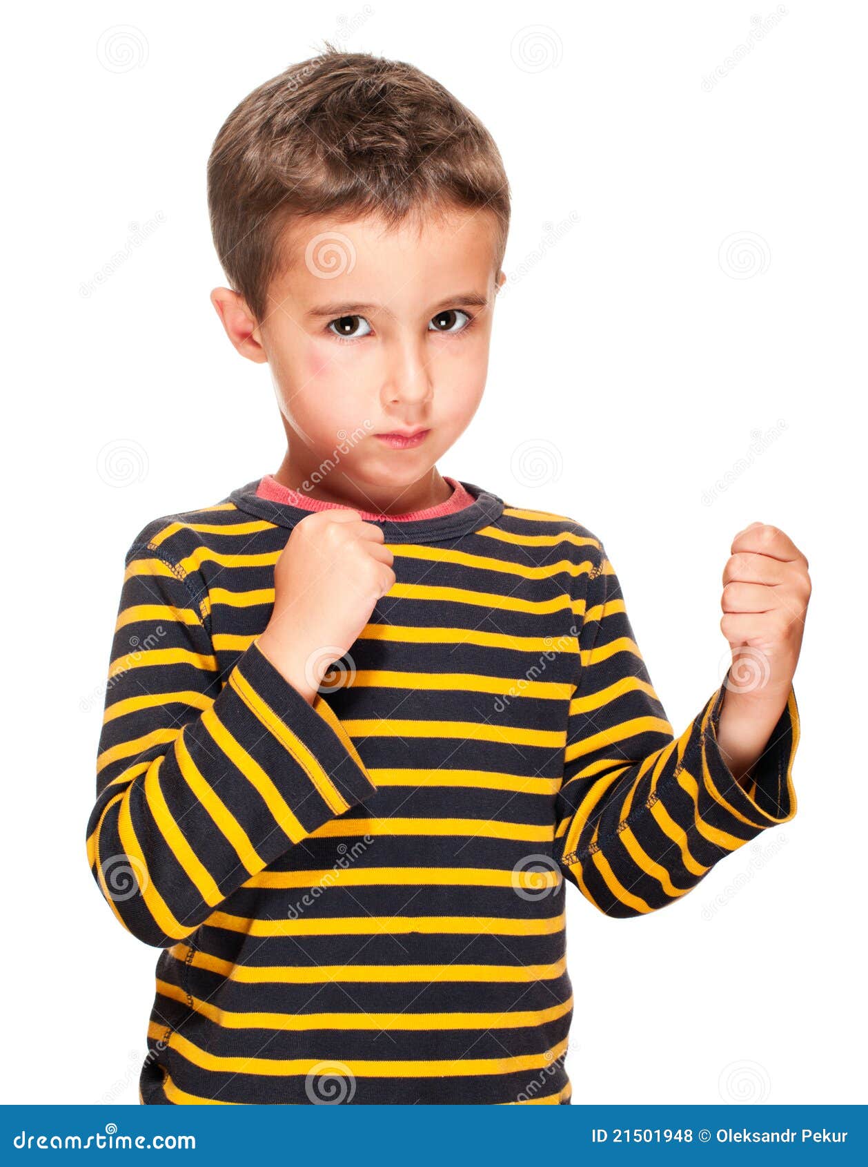 Little Bully Boy with Black Eye Stock Photo - Image of punch, fist ...