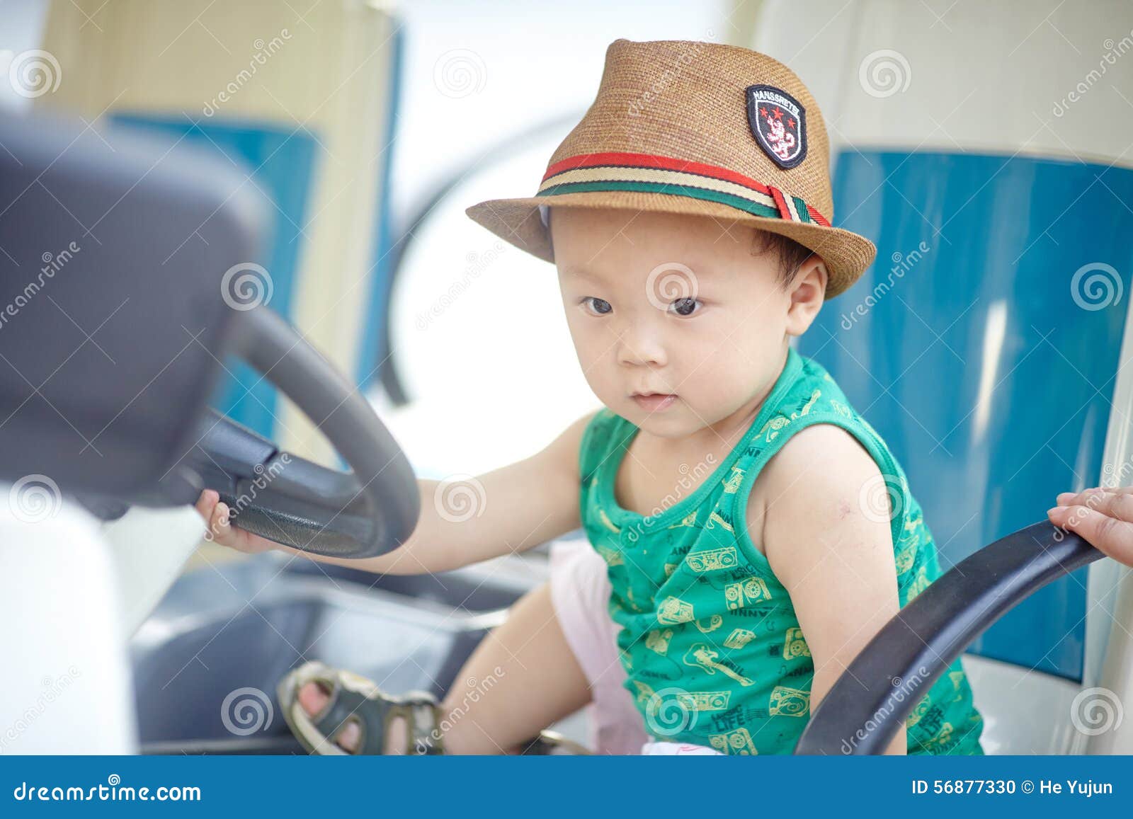 Little bus driver stock photo. Image of leisure, pleasure - 56877330