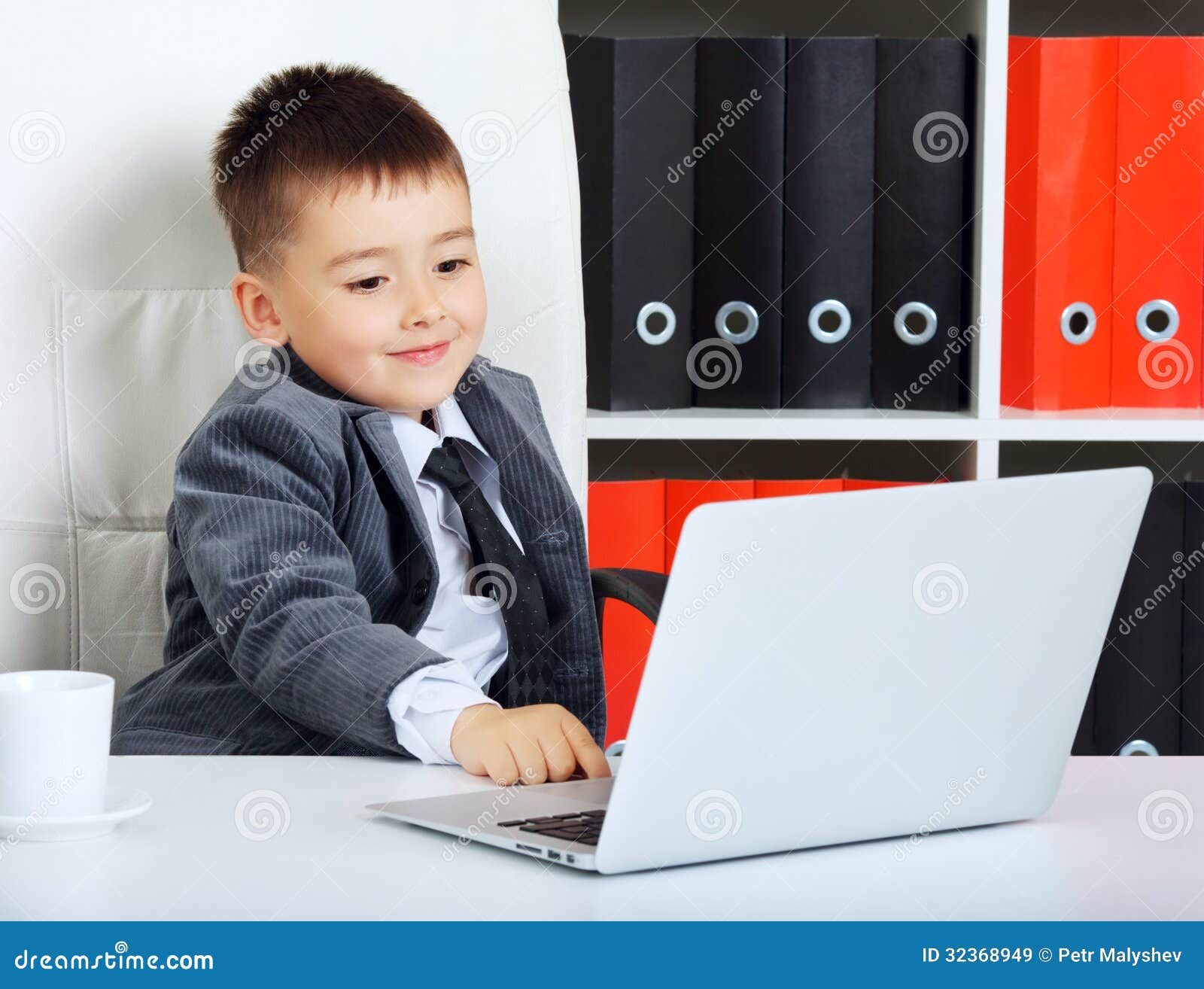 Little Businessman stock image. Image of role, chair - 32368949