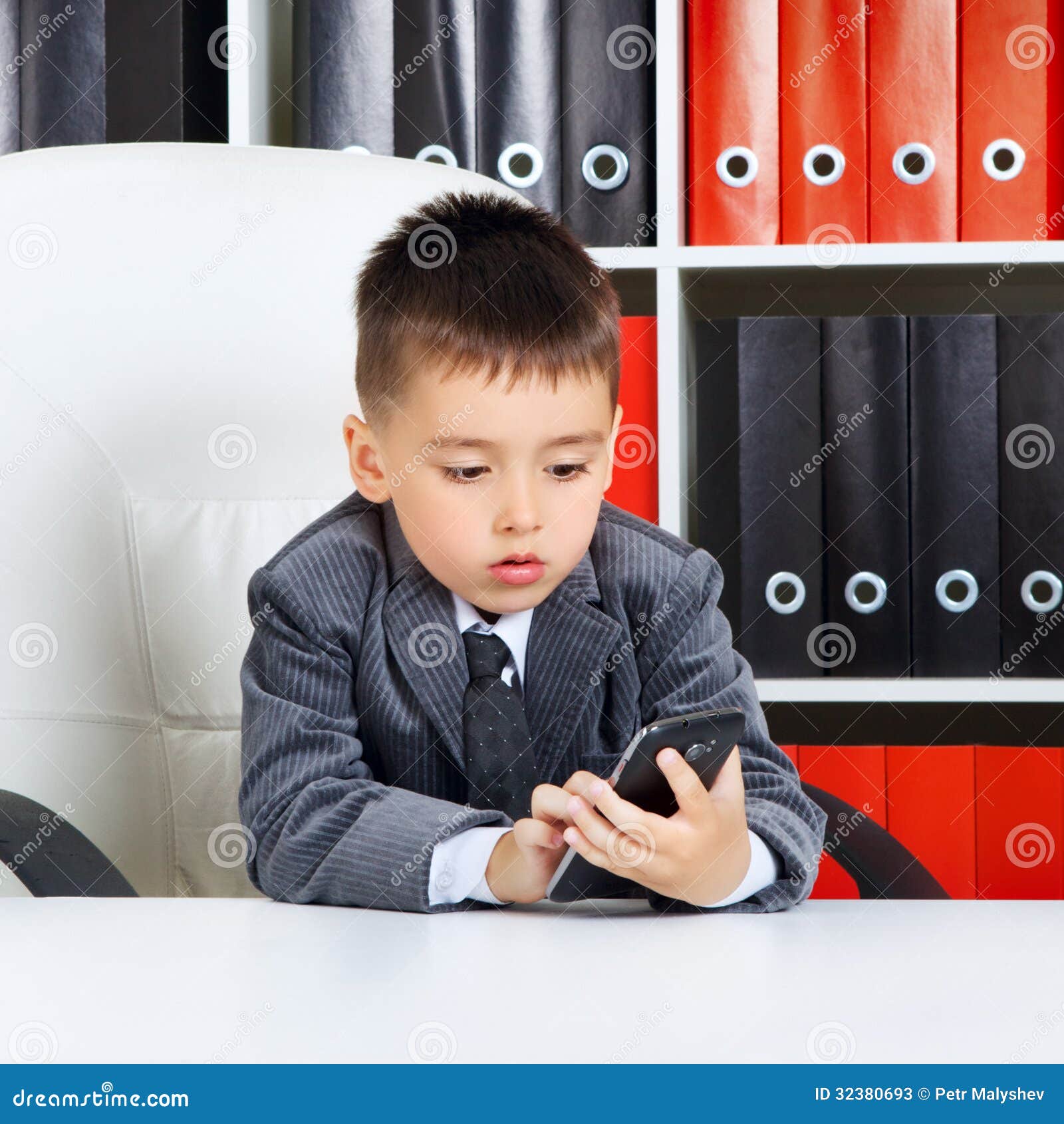 Little Businessman stock image. Image of playing, concept - 32380693