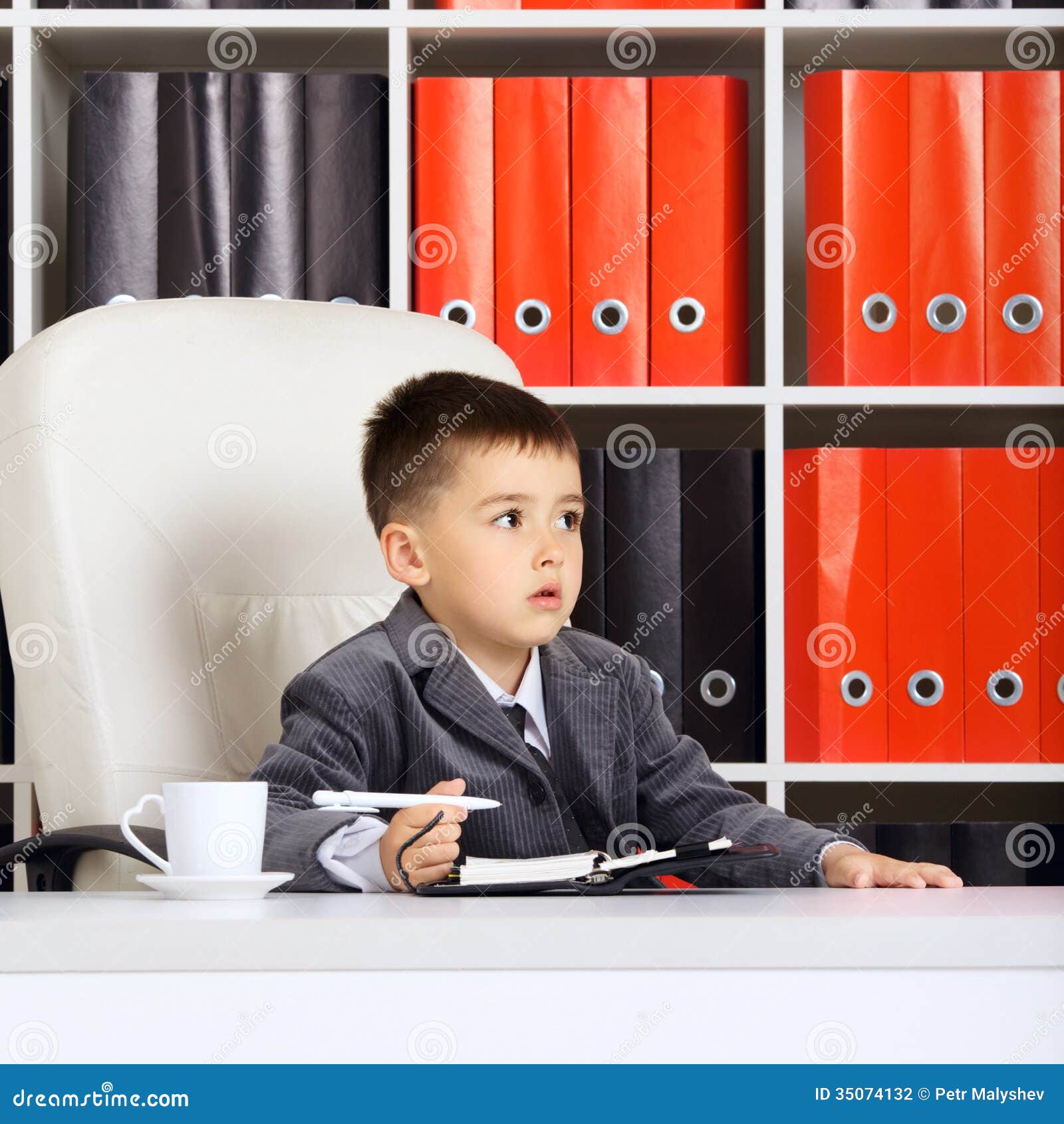 Little Businessman stock photo. Image of child, manager - 35074132