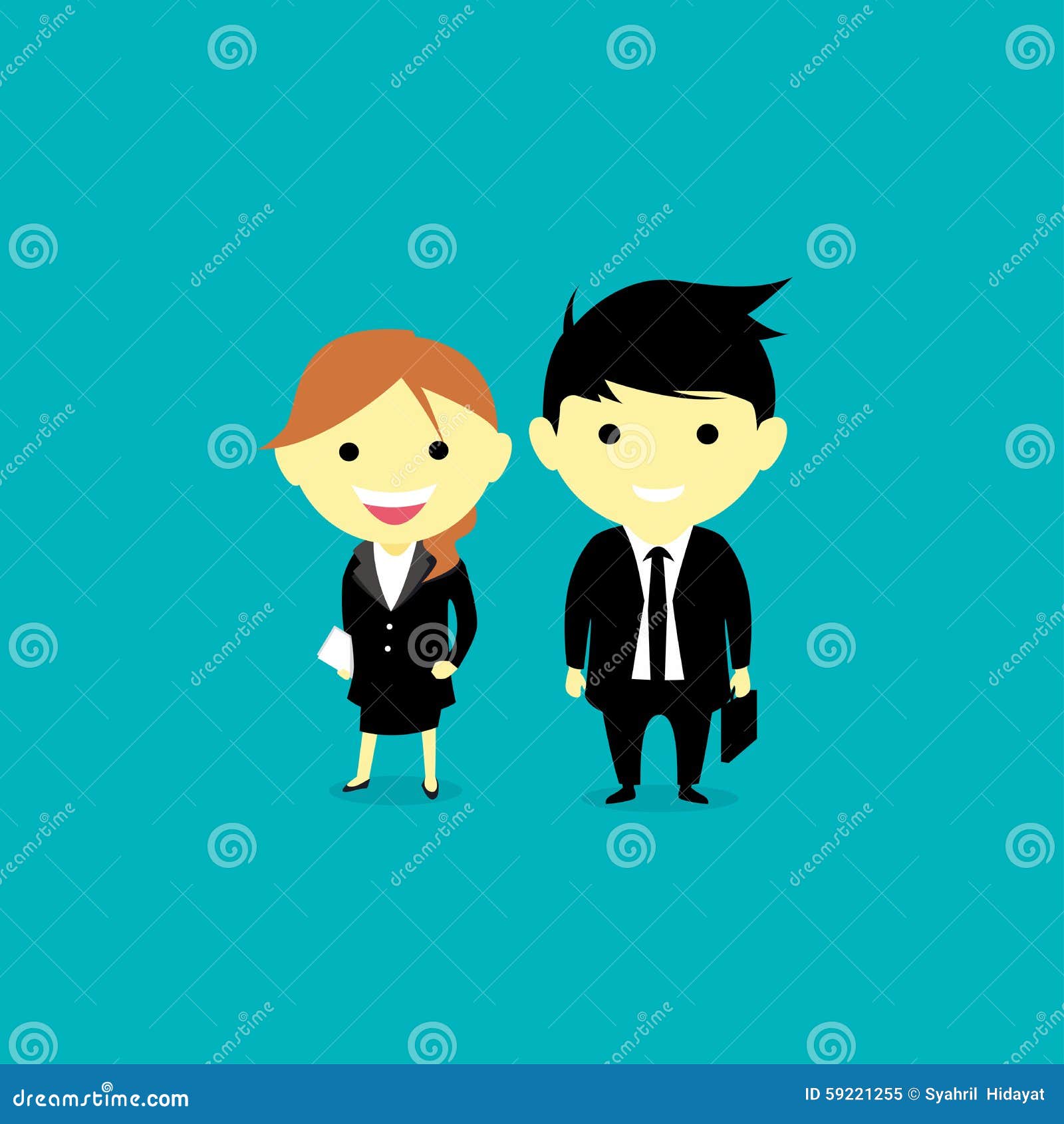 Little Businessman Vector Illustration Stock Vector - Illustration of ...