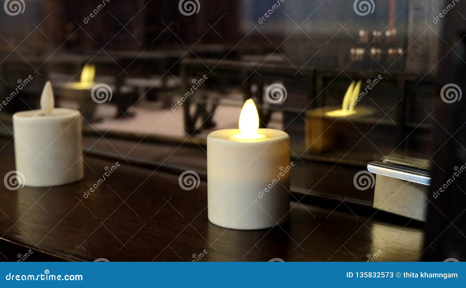 Little candle stock image. Image of little, warm, light - 135832573