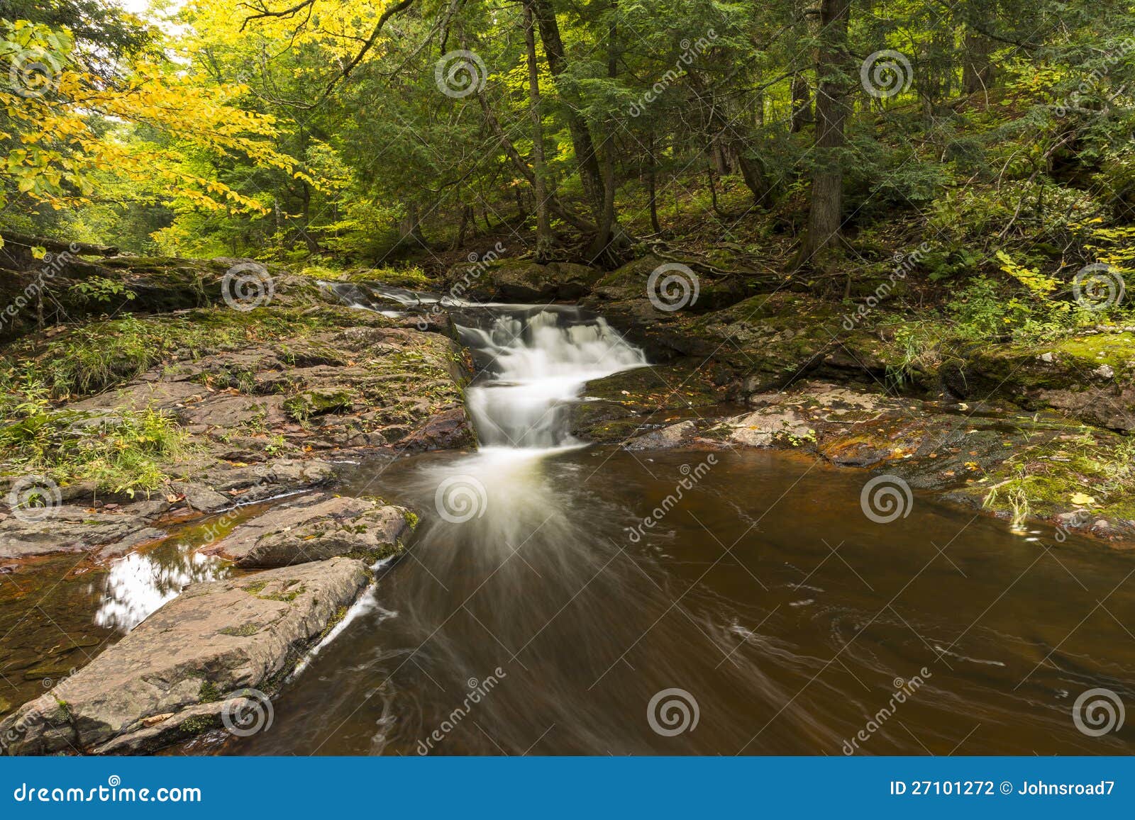 Little Carp River Falls stock photo. Image of carp, water - 27101272