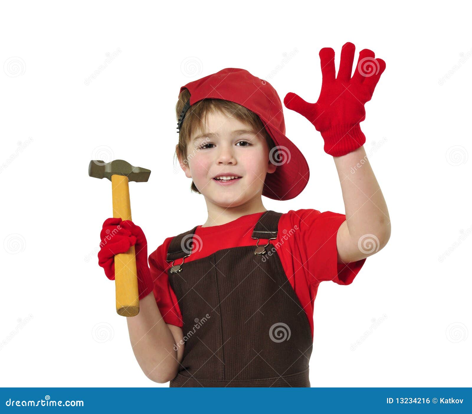 Little carpenter stock photo. Image of caucasian, happy - 13234216