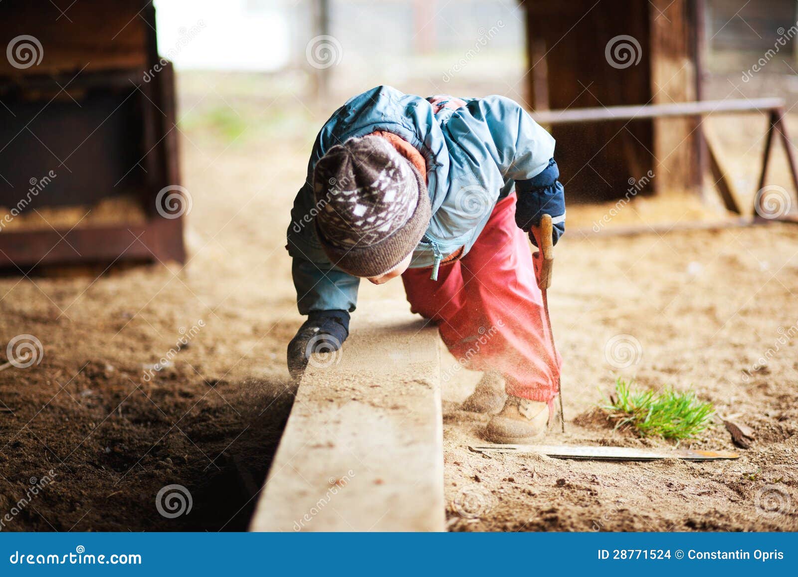 Little carpenter stock photo. Image of passion, construction - 28771524