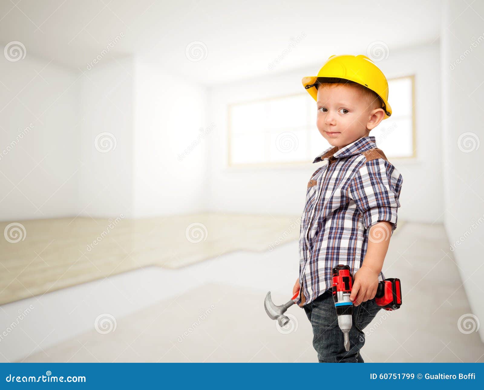Little carpenter stock image. Image of little, casual - 60751799