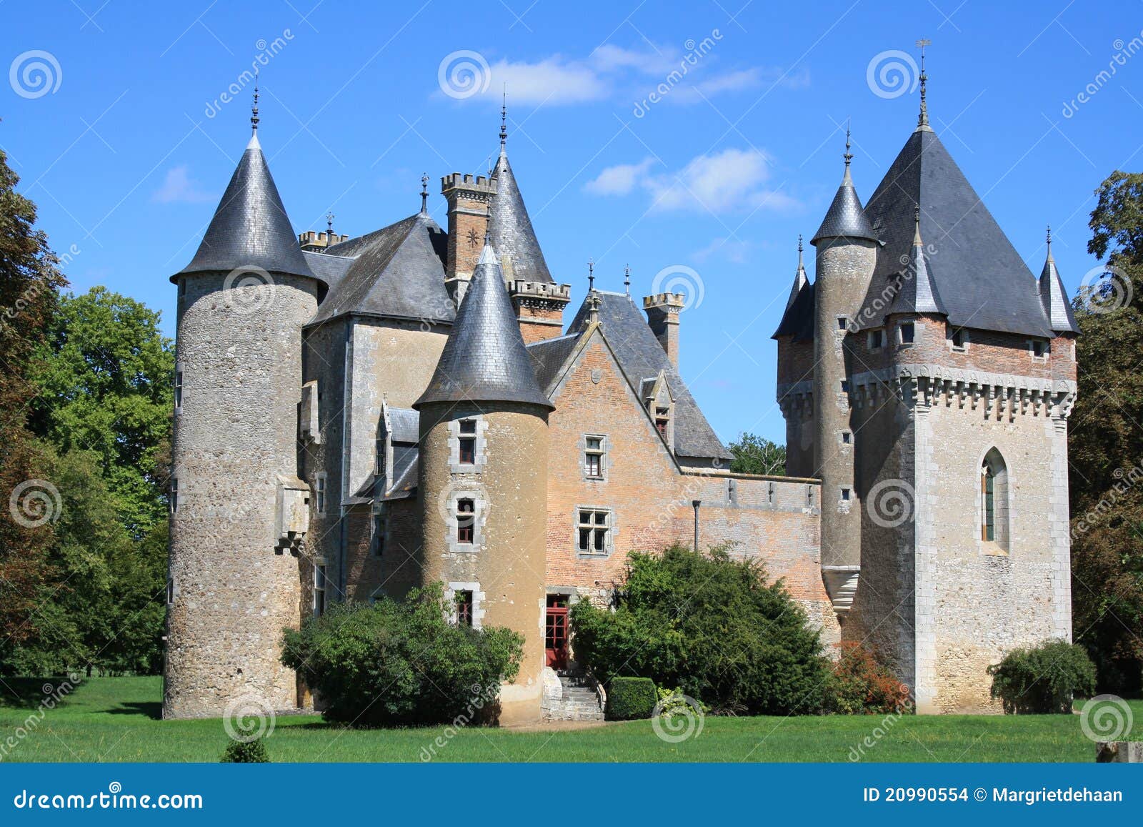 Little castle stock photo. Image of ancient, little, flowers - 20990554