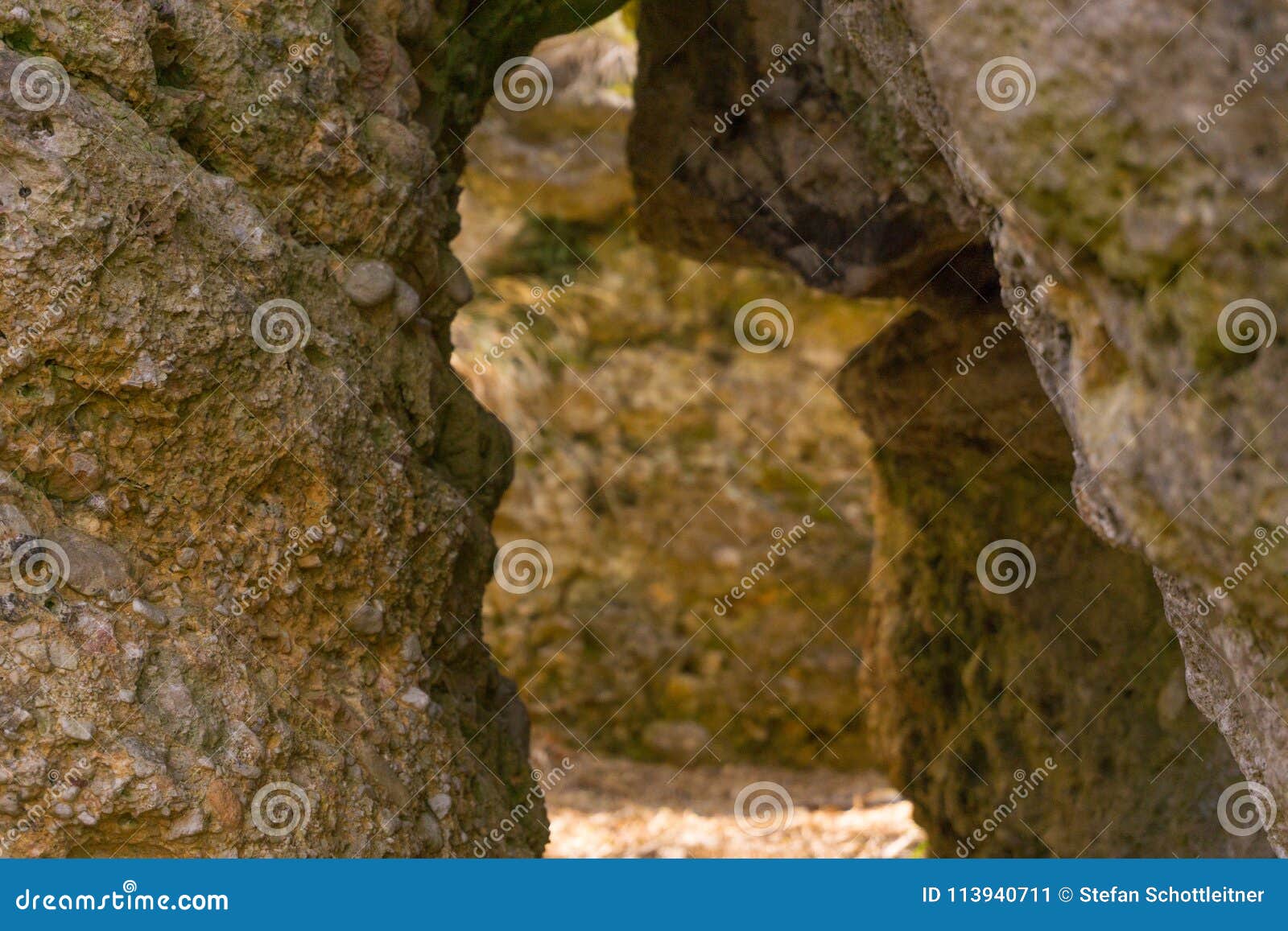 A Little Cave with Heavy Stones Stock Image - Image of remain, nabatean ...