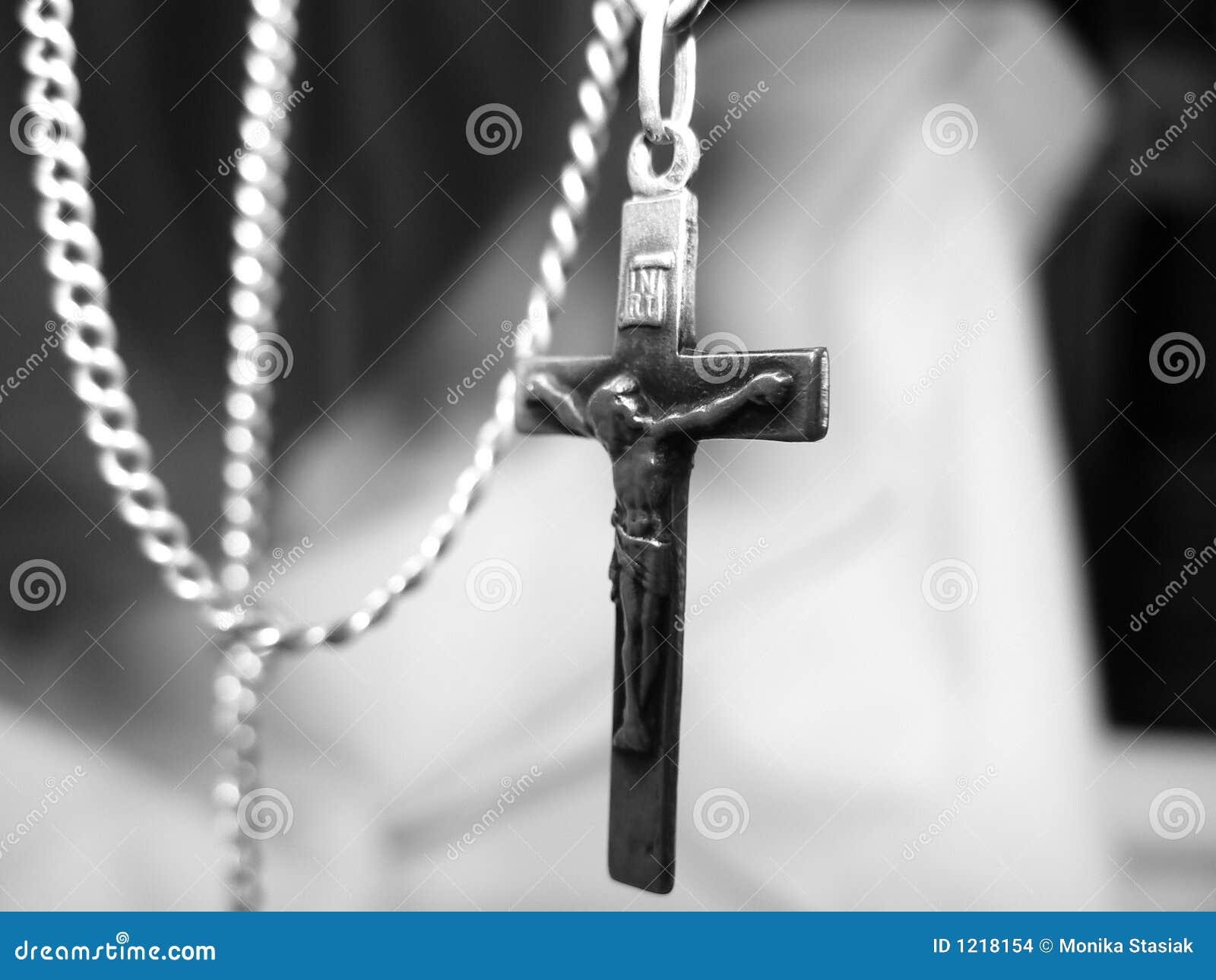 Little chain with jesus stock photo. Image of chain, black - 1218154