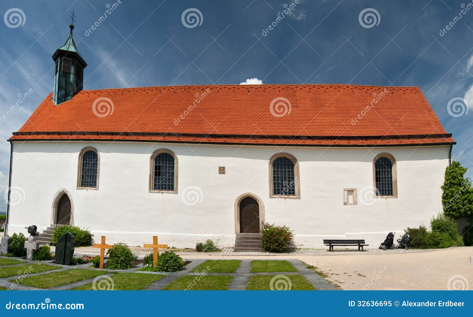 Little chapel in germany stock image. Image of panorama - 32636695