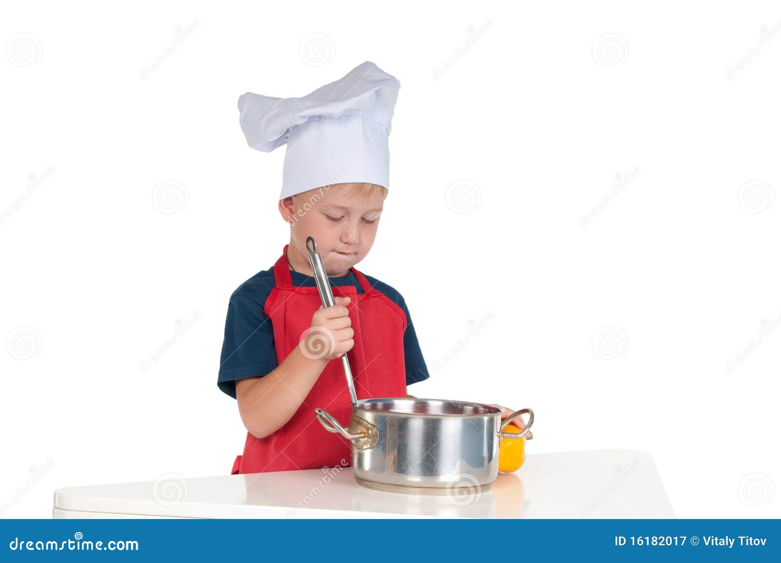 Little chef stock image. Image of blue, isolated, white - 16182017