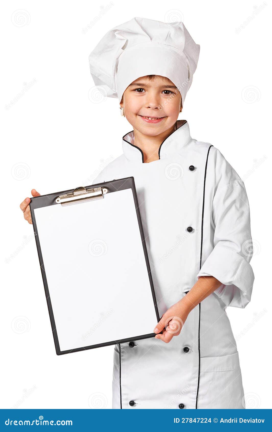 Little Chef Holding Blank Chefs Menu Board Stock Photo | CartoonDealer ...
