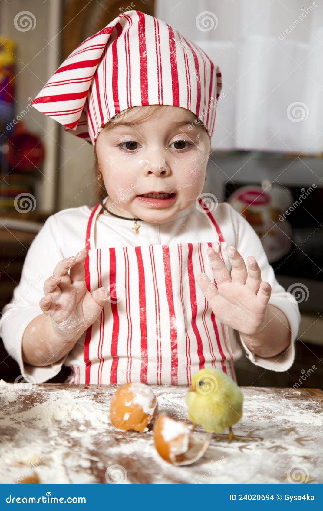 Little chef in the kitchen stock photo. Image of horizontal - 24020694