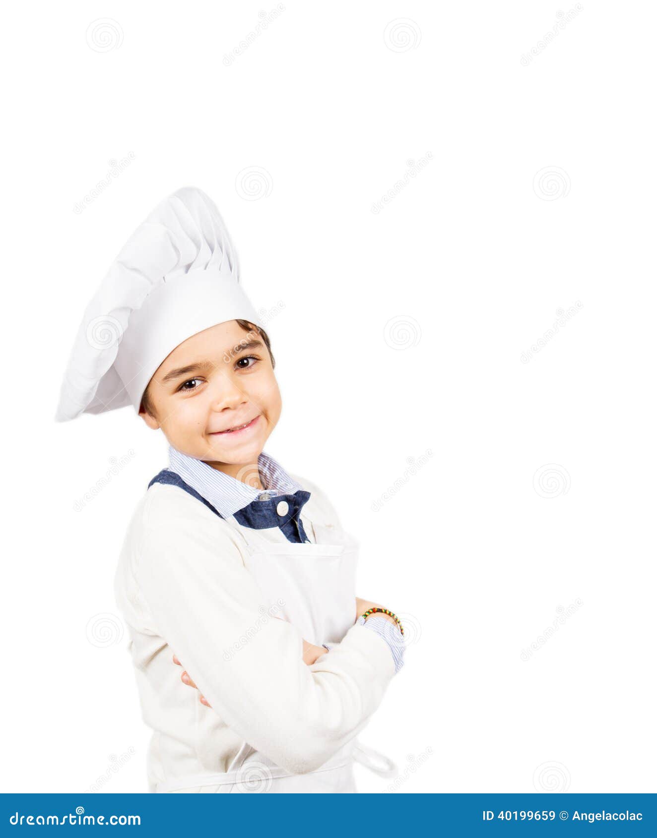 Little chef stock image. Image of child, smile, lunch - 40199659