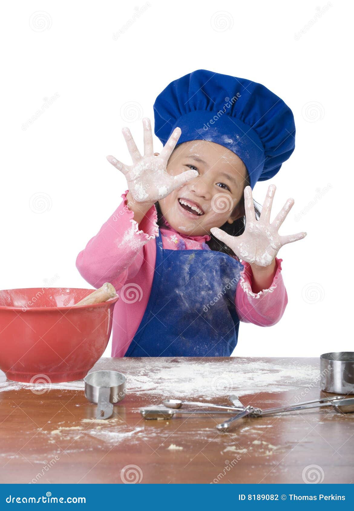 Little Chefs stock photo. Image of kids, asian, baker - 8189082