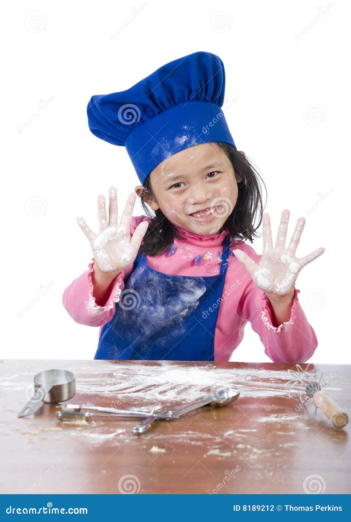 Little Chefs stock photo. Image of flour, person, girl - 8189212