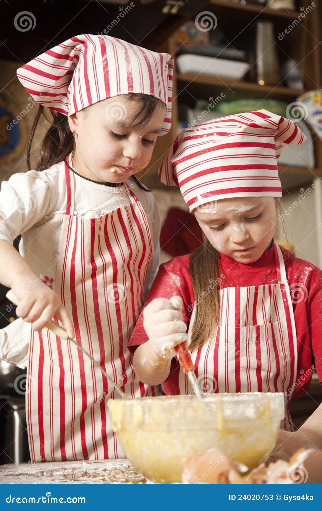 Little Chefs in the Kitchen Stock Image - Image of kitchen, interior ...