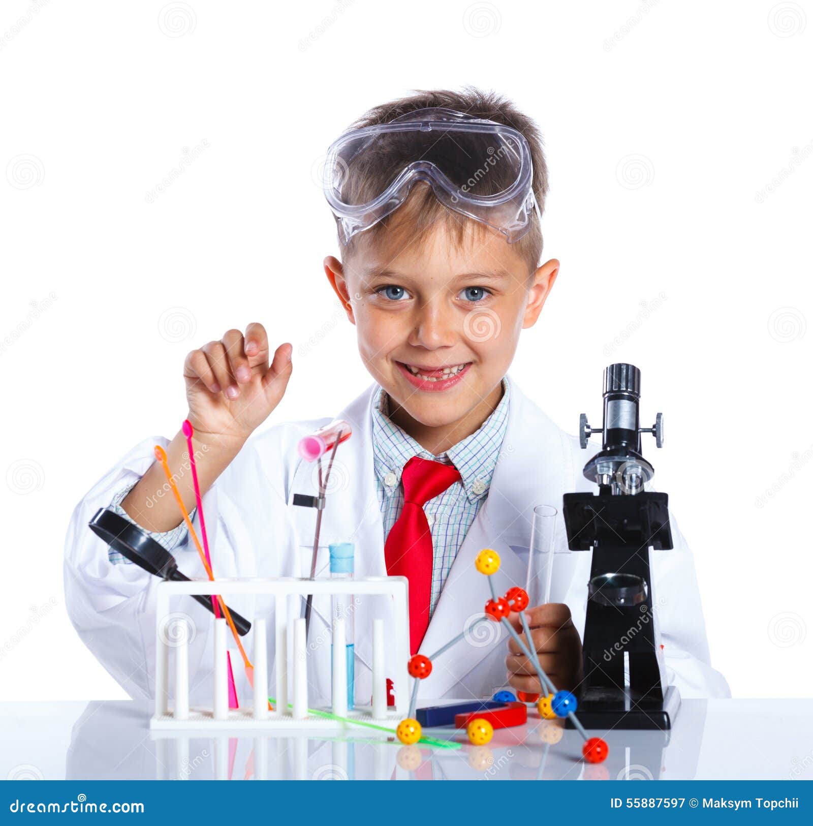Little chemist stock image. Image of people, chemical - 55887597
