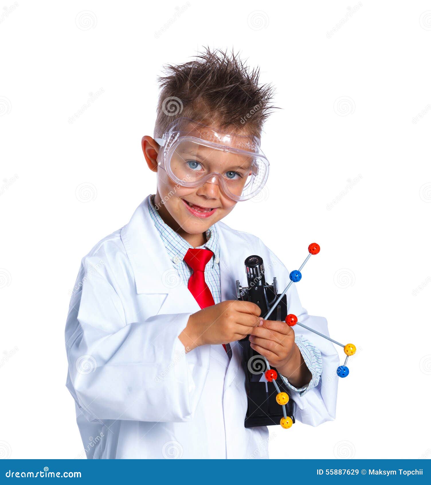 Little chemist stock image. Image of childhood, experiment - 55887629
