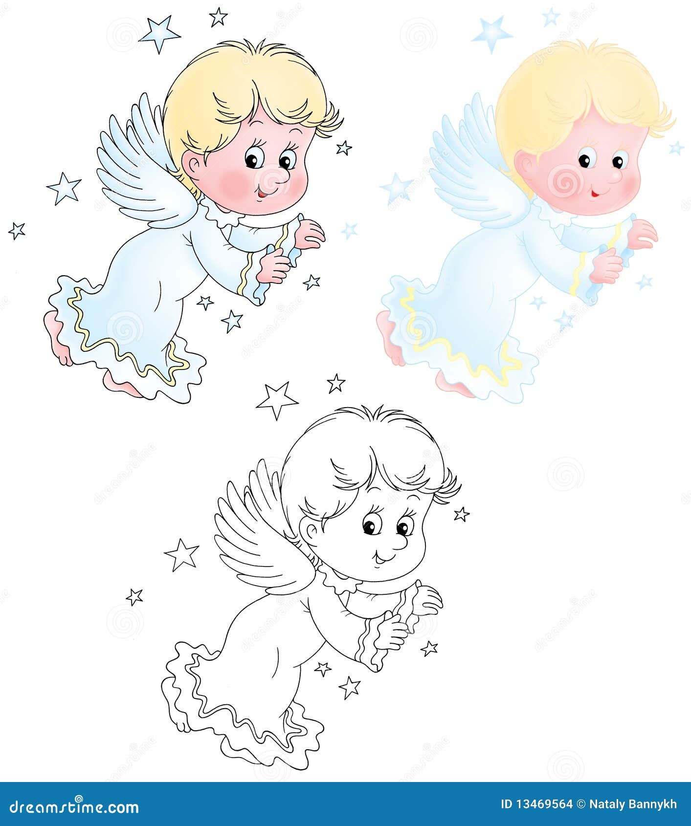 Little Cherub stock illustration. Illustration of illustrator - 13469564